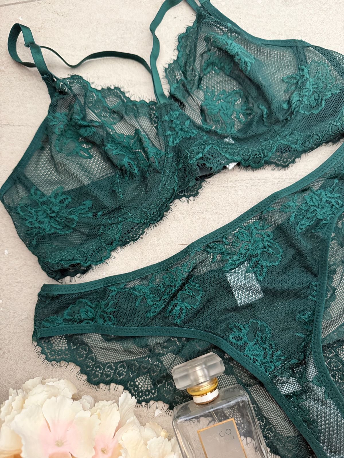 set angélica verde – Lencería, Ropa Interior y Accesorios en México