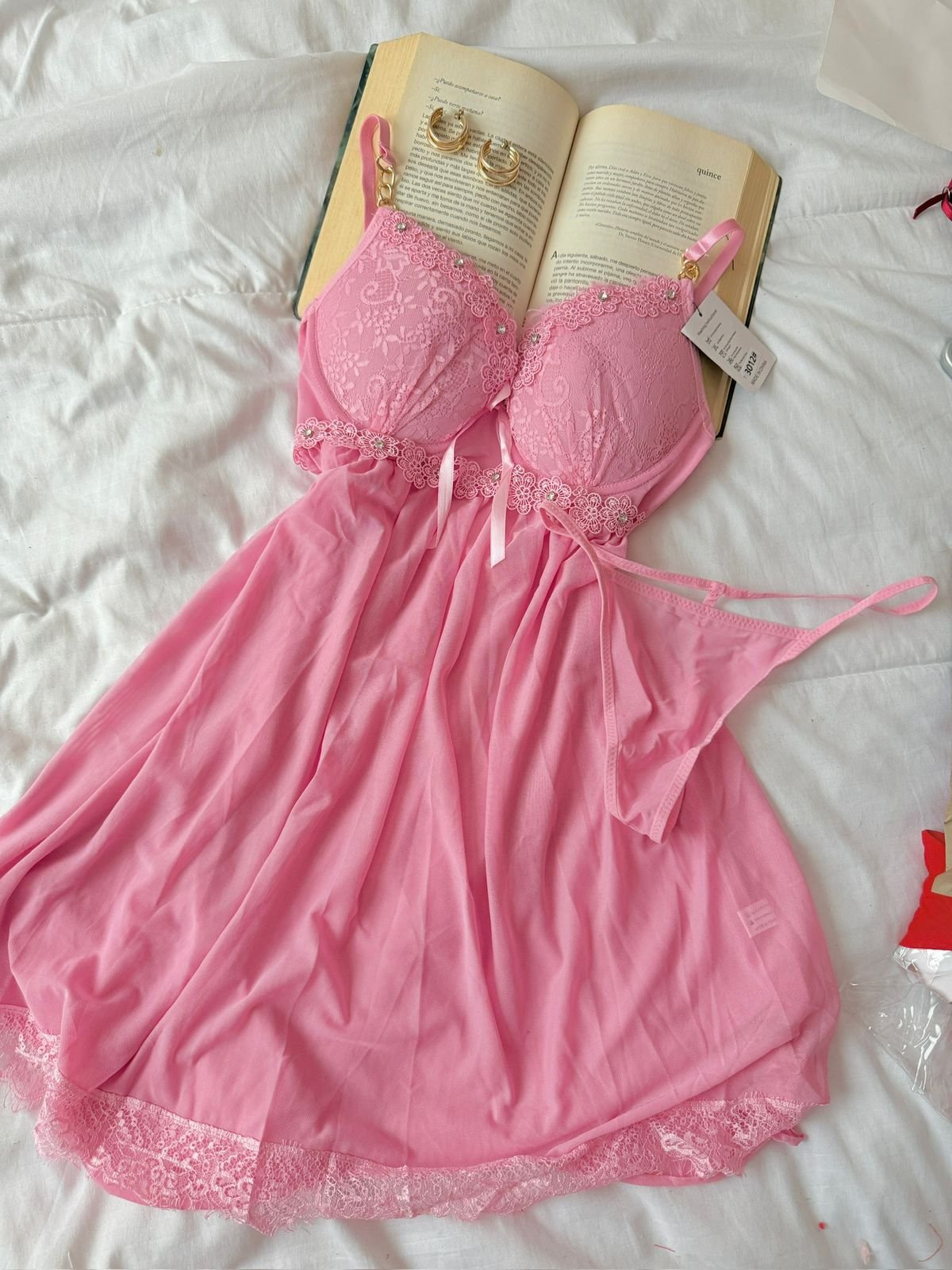 Baby doll Mariana rosa – Lencería, Ropa Interior y Accesorios en México