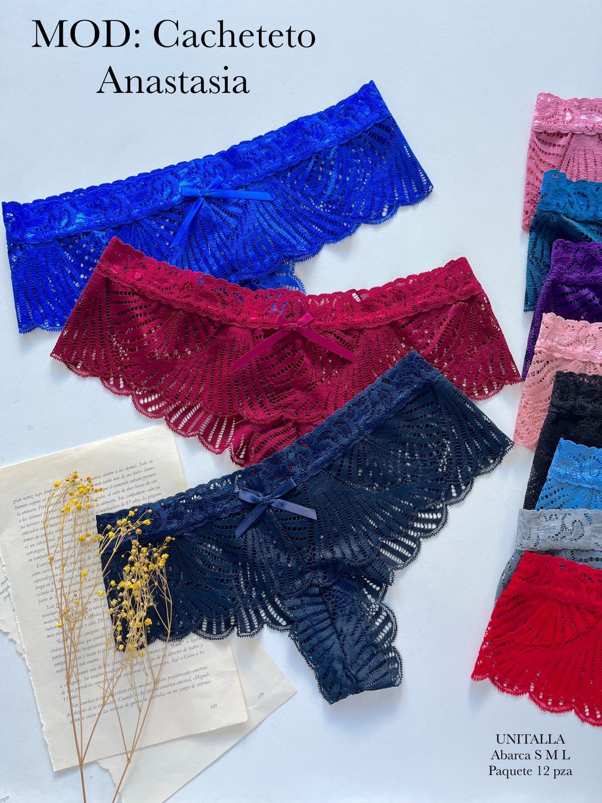 Cachetero anastasia 🌸 media docena – Lencería, Ropa Interior y ...