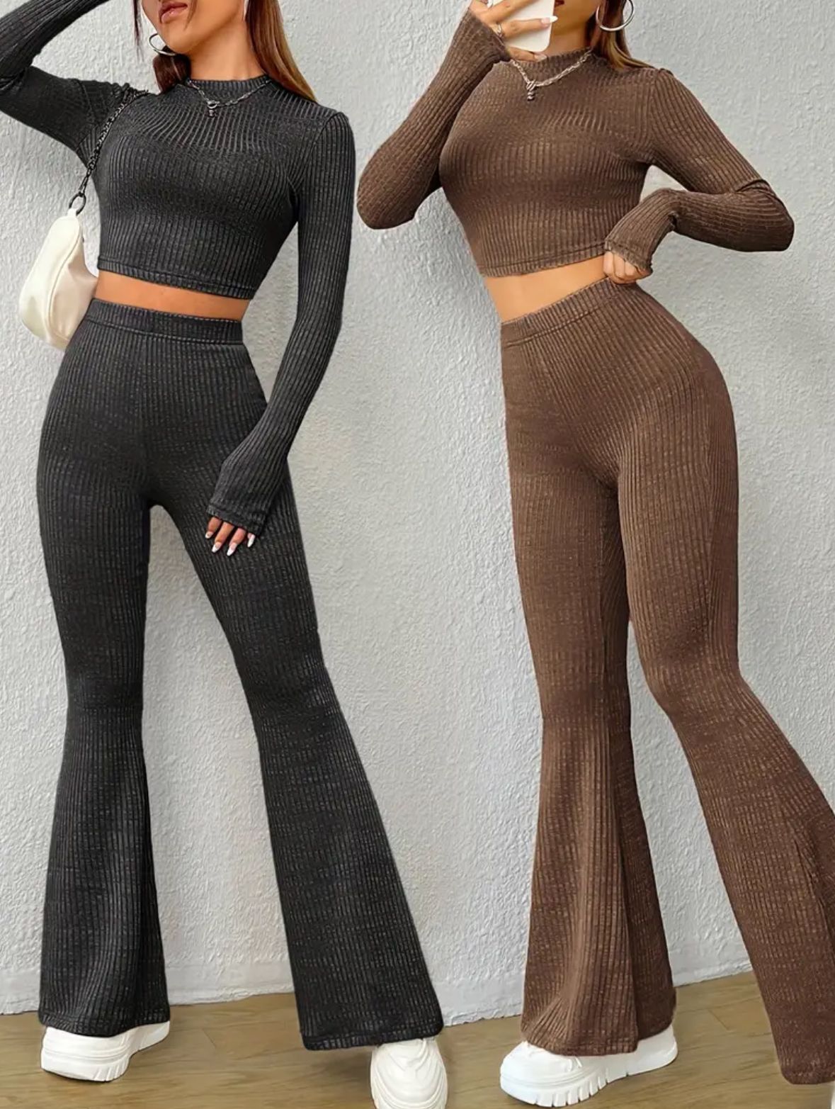 Conjunto de moda 😍café – Lencería, Ropa Interior y Accesorios en México