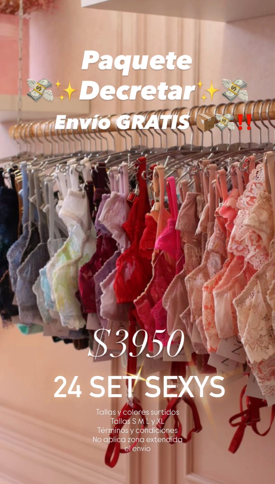 Paquete Decretar 💕 – Lencería, Ropa Interior y Accesorios en México